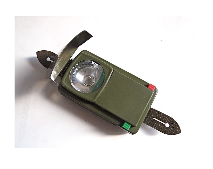 MILITARY FLASHLIGHT; Signaling Lamp With Hook, Hand Torch 1970s ...