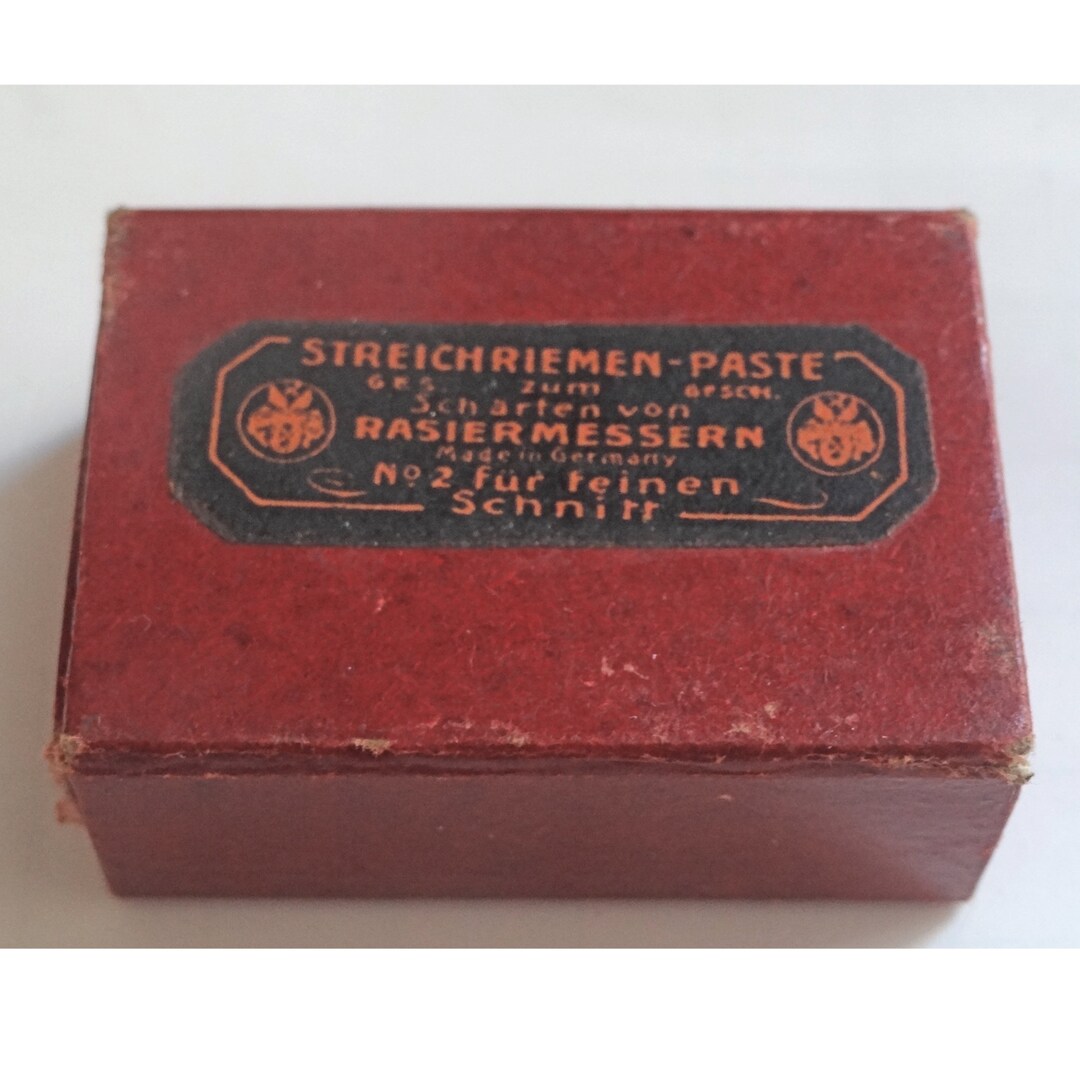 VINTAGE WAX BOX 40s/50s Old Red Box Collector's Box Made in Germany. - Etsy