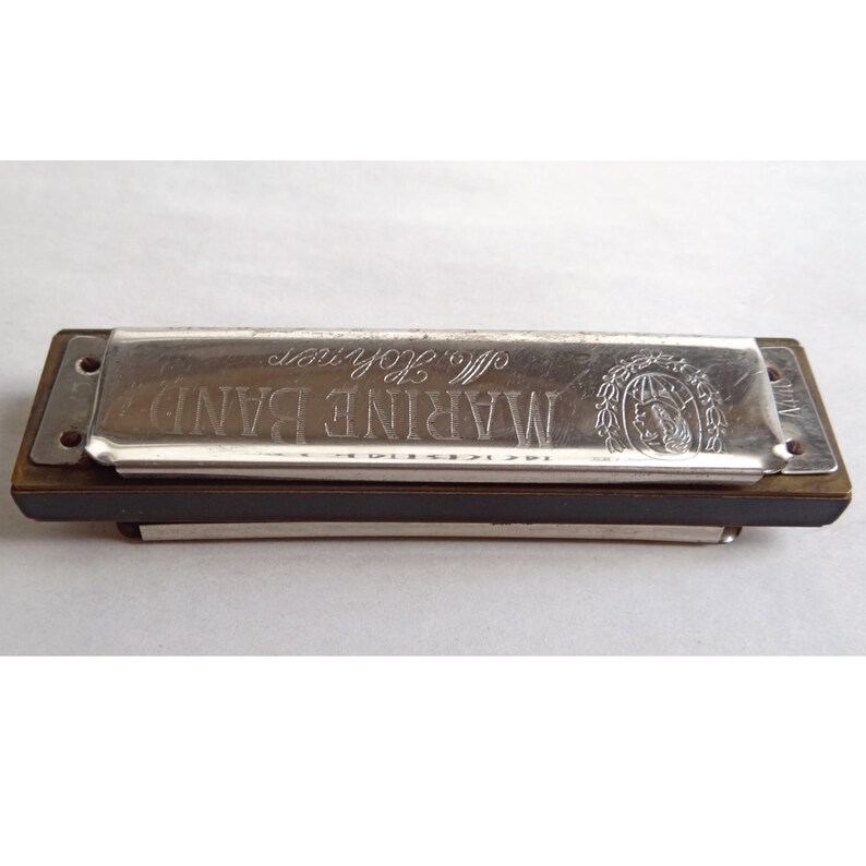 HARMONICA M HOHNER VINTAGE Harmonica Marine Band, Vintage 70s, Made in Germany, Collectible. - Etsy