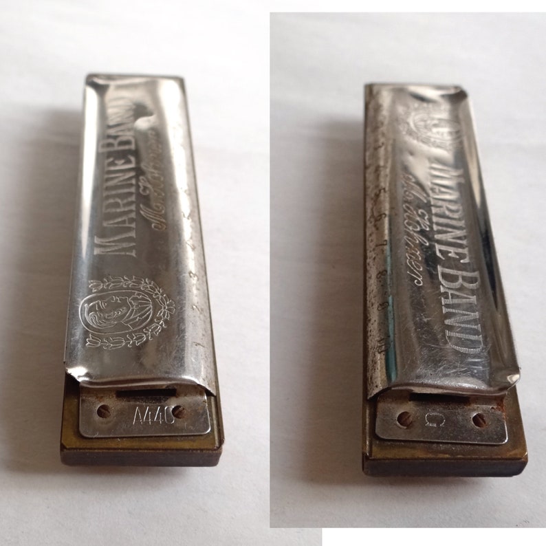 HARMONICA M HOHNER VINTAGE Harmonica Marine Band, Vintage 70s, Made in ...