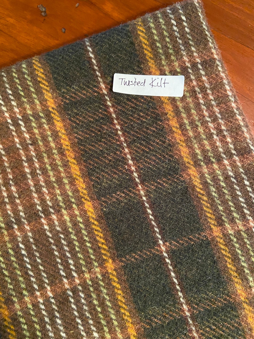 Twisted Kilt Fat Quarter Wool Fabric - Etsy