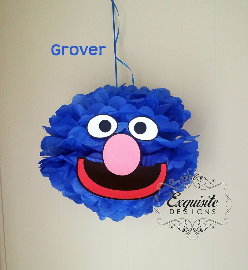 Sesame Street Pom Poms 12 Characters Available - Etsy