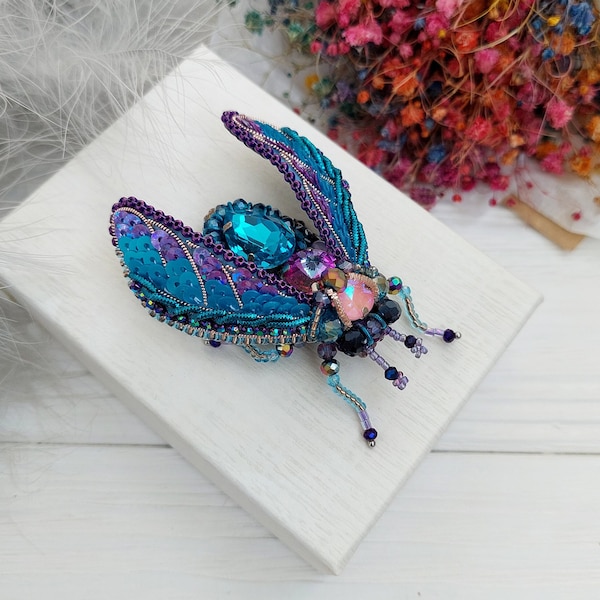 Insect Brooch - Etsy