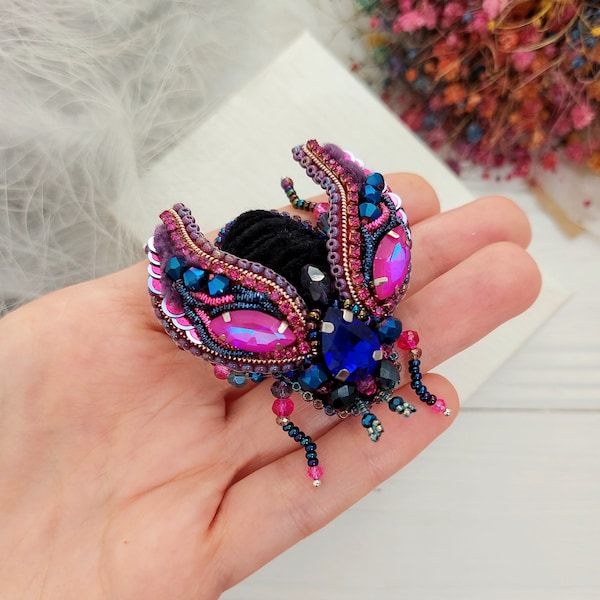 Bug Brooches - Etsy