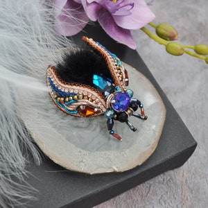 Cicada Insect Brooch Cicada Brooch Pin Bug Pin 60th - Etsy