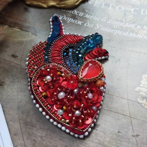 Anatomical Heart Brooch Human Heart Pin Medical Anatomy Pins - Etsy