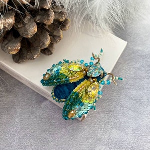 Beaded Cicada Brooch Pin Beetle Brooch Pin Fly Brooch Pin - Etsy
