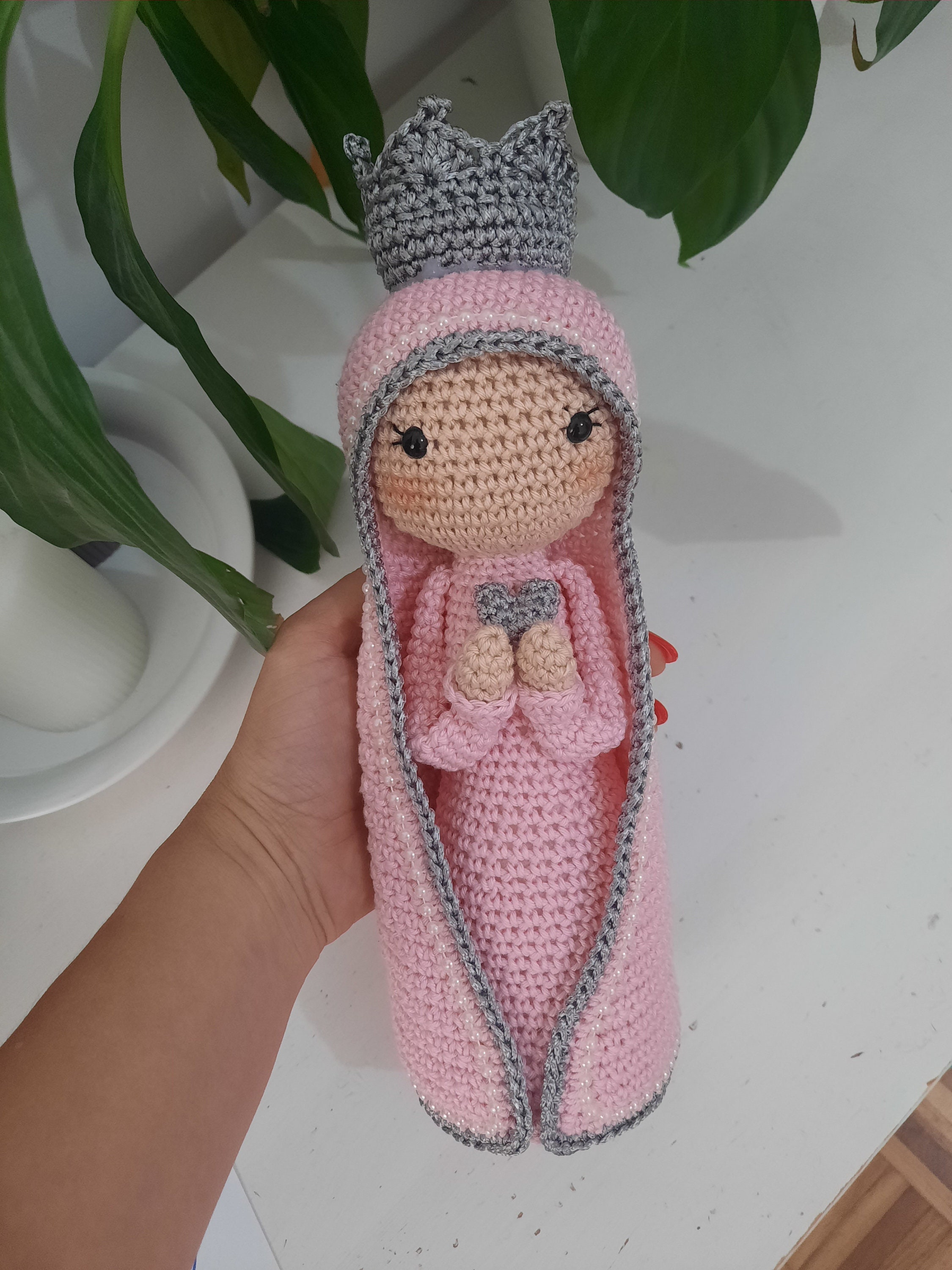 Our Lady, Virgin Mary Crocheted - Etsy
