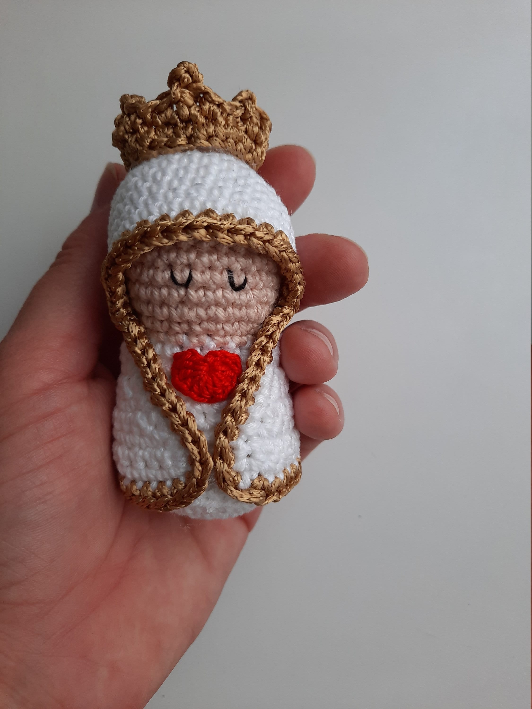 Crochet Catholic Rosary Baby Shower/baptism Favors Rosary - Etsy