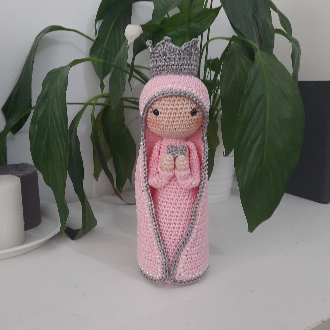 Our Lady, Virgin Mary Crocheted - Etsy