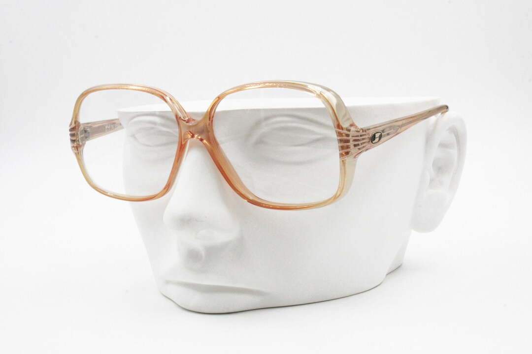 Vintage Safilo Linea Italiana 61 Squared Eyeglass Optical Frame, Hand ...