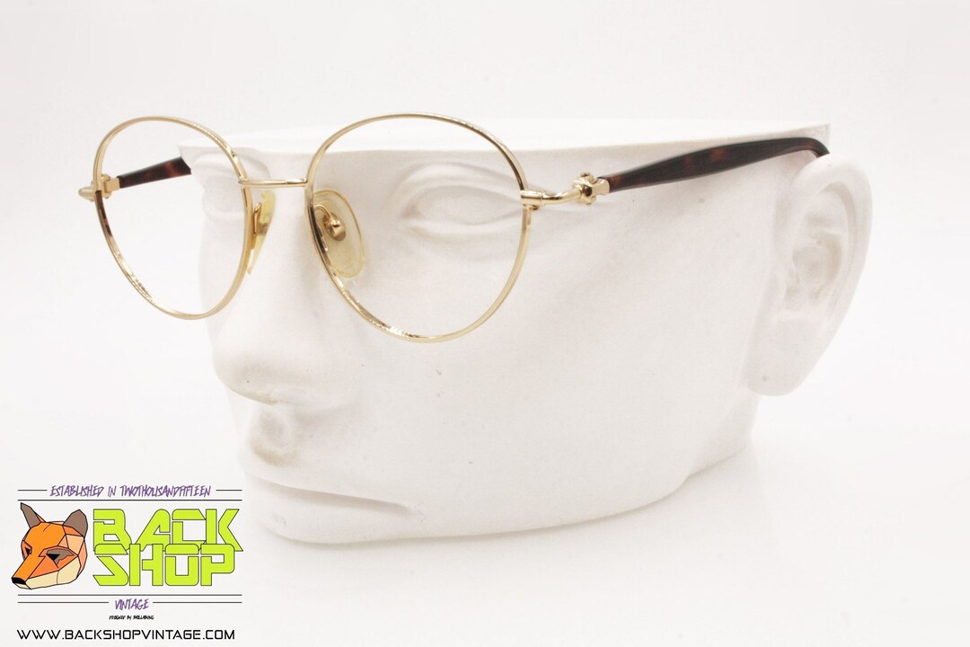 PIERRE LEROC Mod. NA18 1, Vintage Round Circle Eyeglass Frame Slim ...