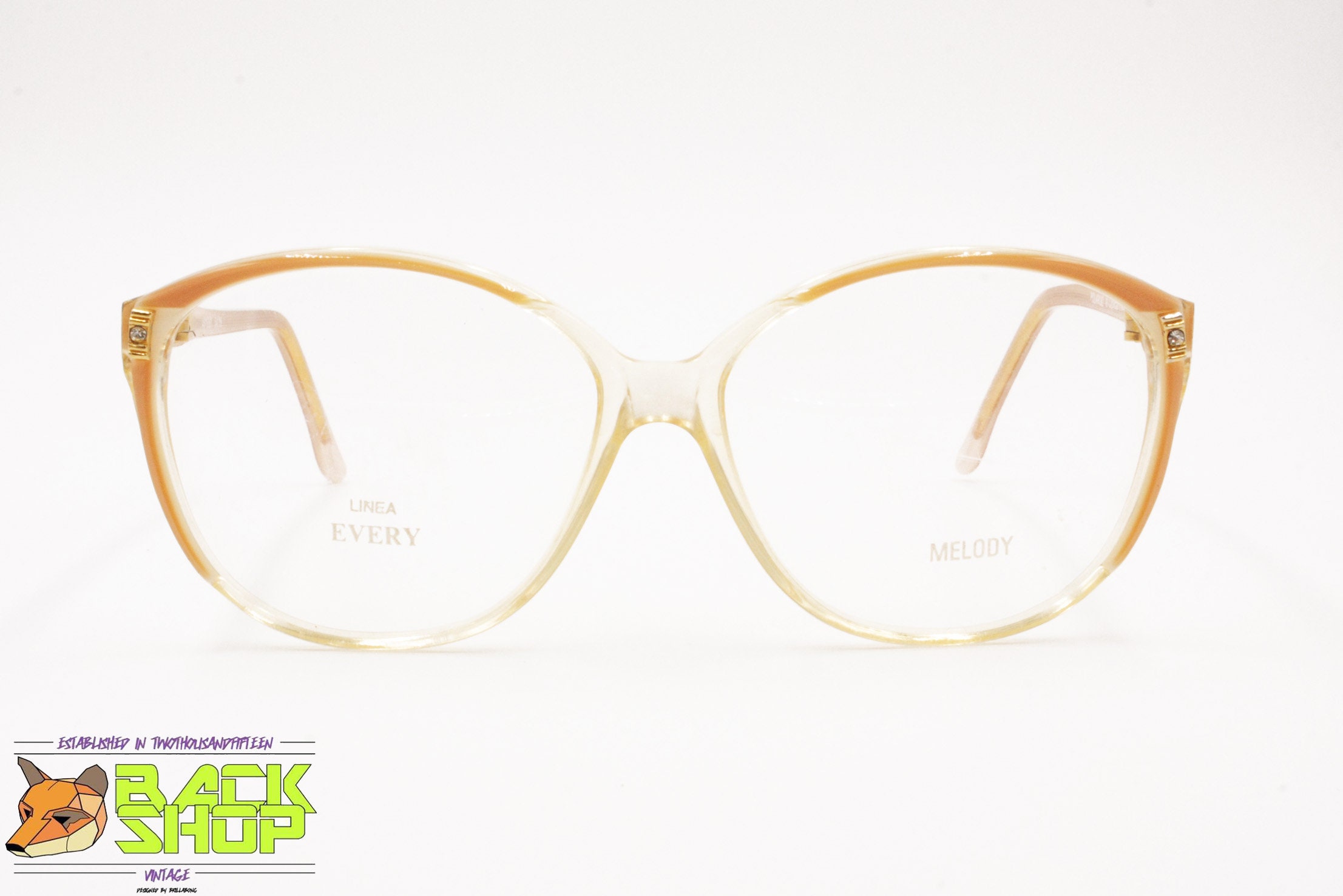 POLAROID Optical Frame Eyeglass Women 70s, Rounded Acetate Cat Eye ...