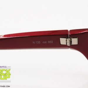 NIKEI Mod. N133 003 Vintage Sunglasses Red Metallic Plastic Frame ...