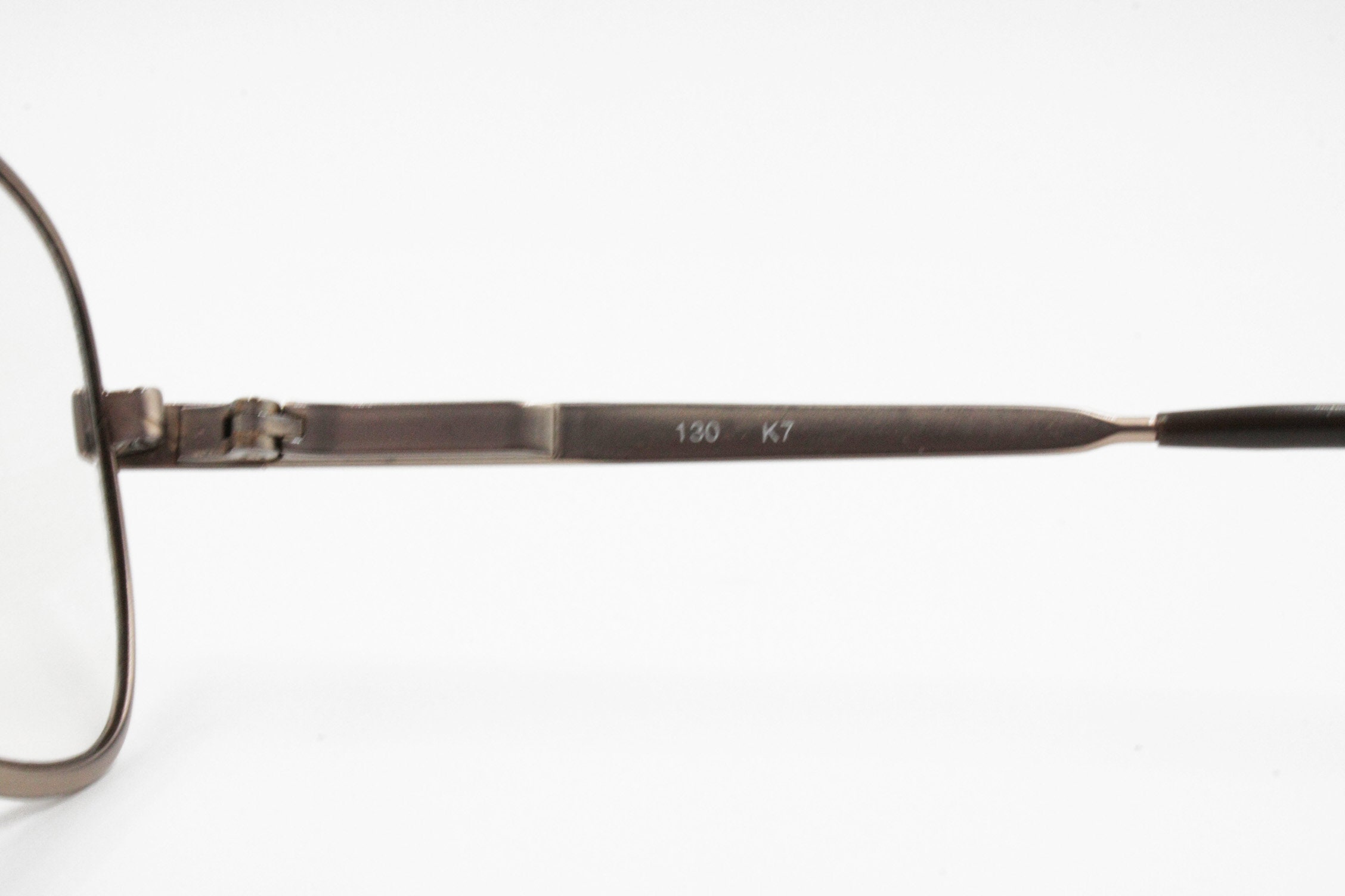 Menrad Vintage Small Aviator Frame Pale Brown Metallized | Etsy