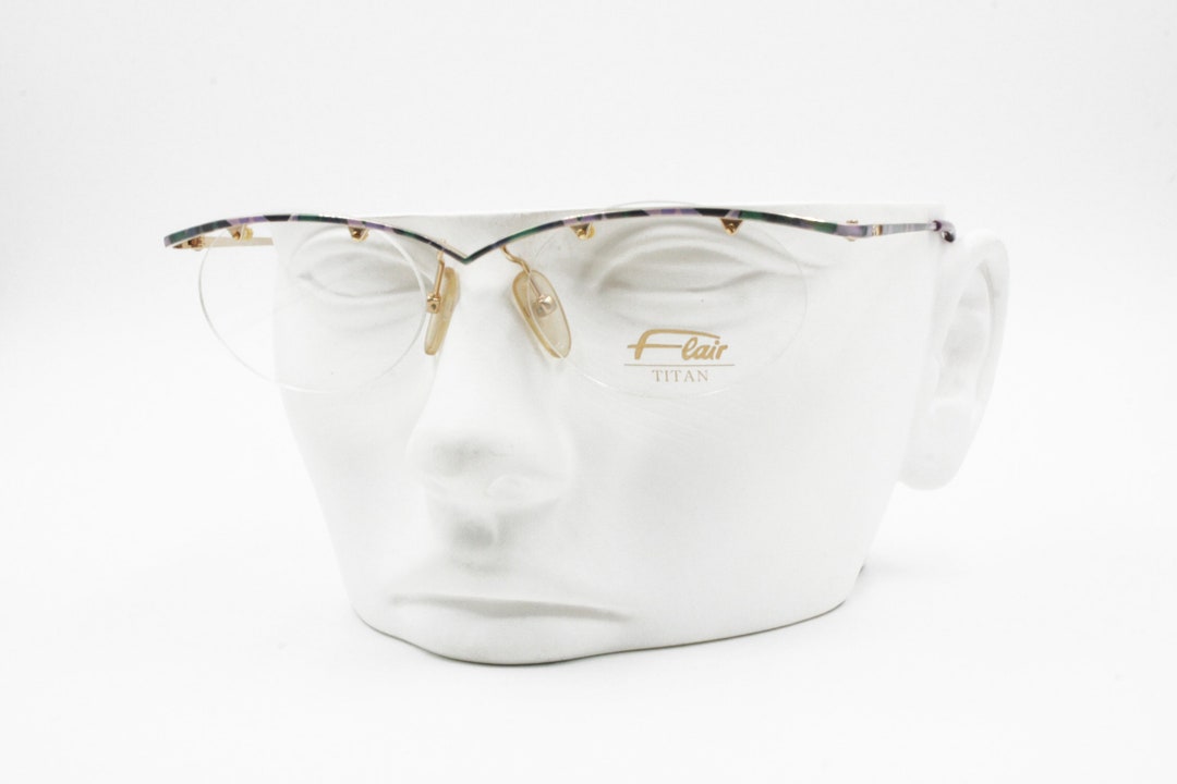 Flair Titan Nickel Free Jet Set 699 Eyeglasses Frame - Etsy