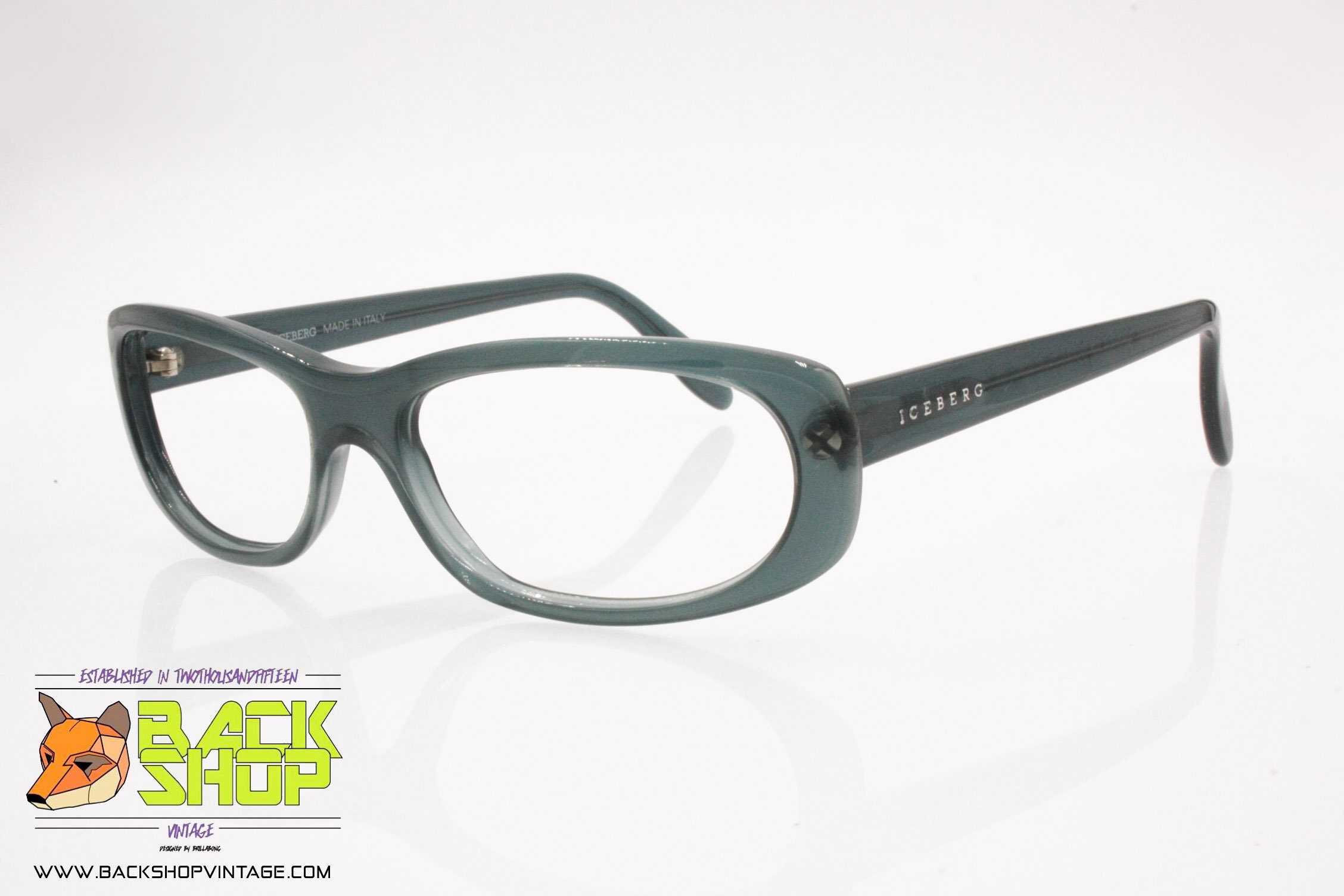 ICEBERG Mod. IG85102 245 Vintage Sunglasses Frame, Blue Sea Water ...