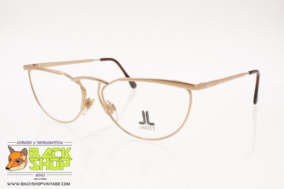 LANCETTI mod. 4033 Vintage eyeglasses frame golden co… - Gem