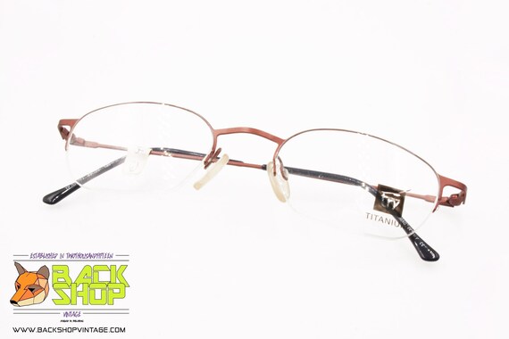 TRY mod. TK 02 081, Titanium eyeglass frame bronze ny… - Gem