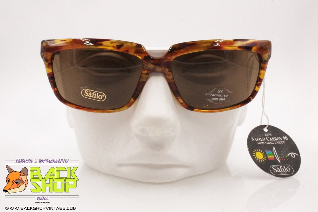 SAFILO LINEA Mod. 415/S N96 Vintage Sunglasses Squared Thick - Etsy