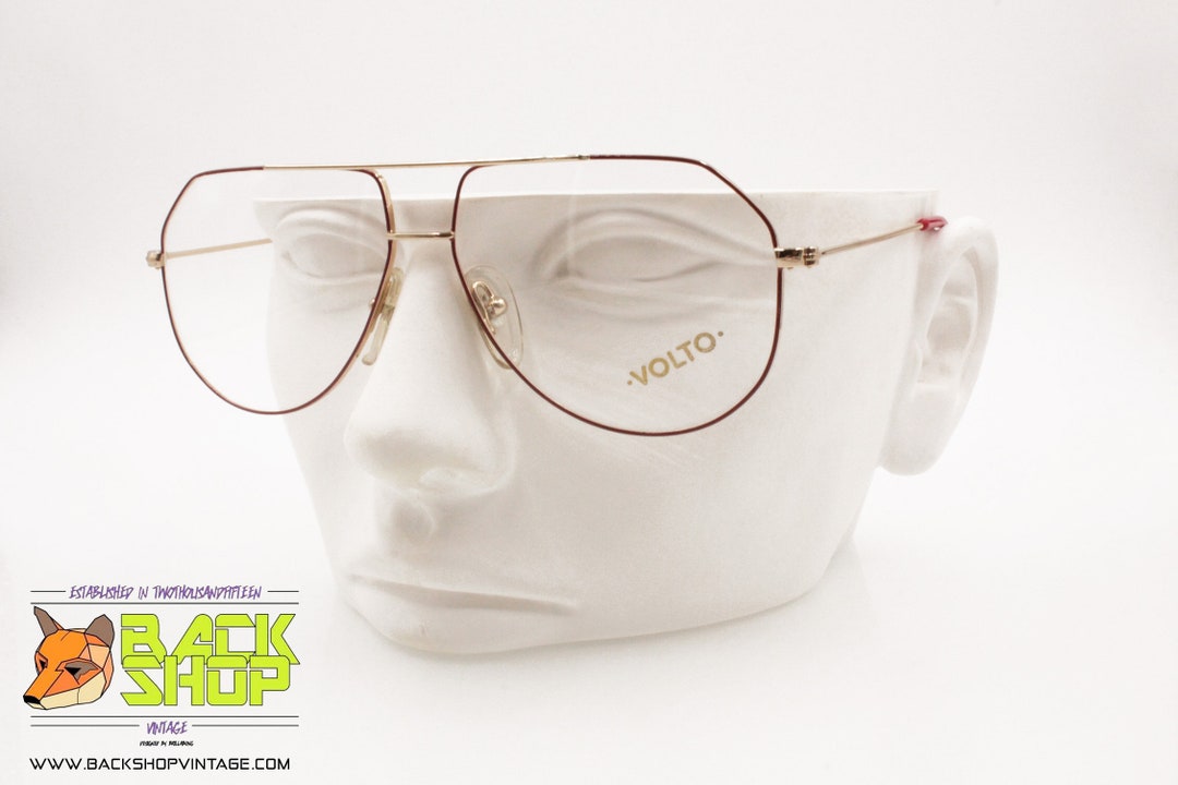 VOLTO mod. Uomo 1004 Squared Vintage aviator frame, anteojos para ...