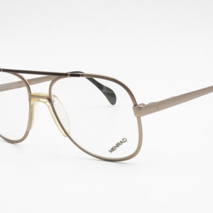 Menrad Vintage Small Aviator Frame , Pale Brown Metallized Double ...