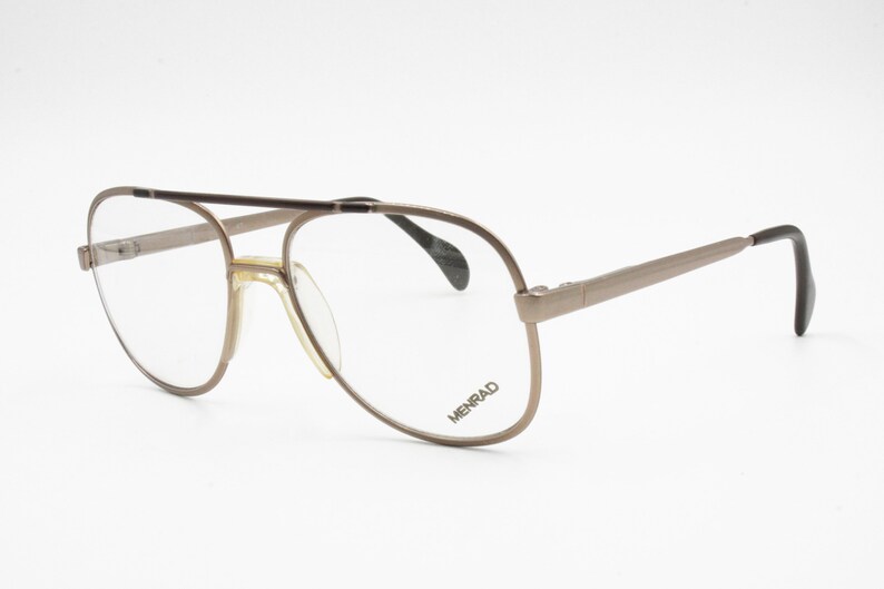 Menrad Vintage Small Aviator Frame , Pale Brown Metallized Double ...