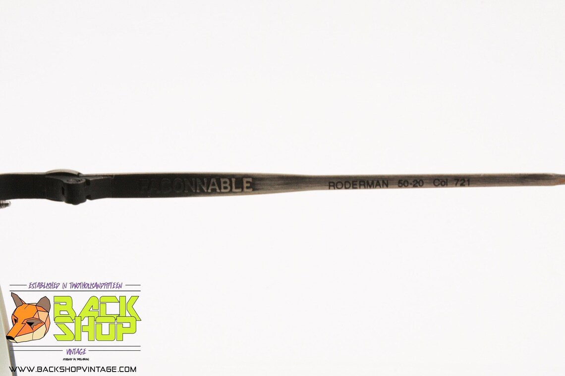 Façonnable RODERMAN Round Panto Sunglasses Rimless Green - Etsy