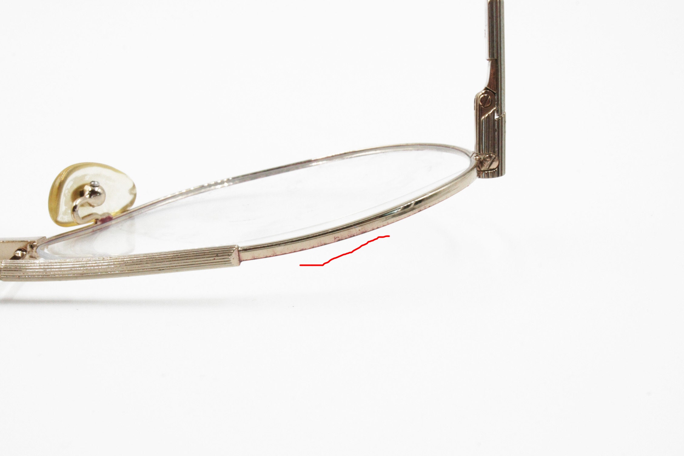 ALAIN DELON Mod. Sirius, Big Aviator Frame Glasses Red & Black Dappled ...