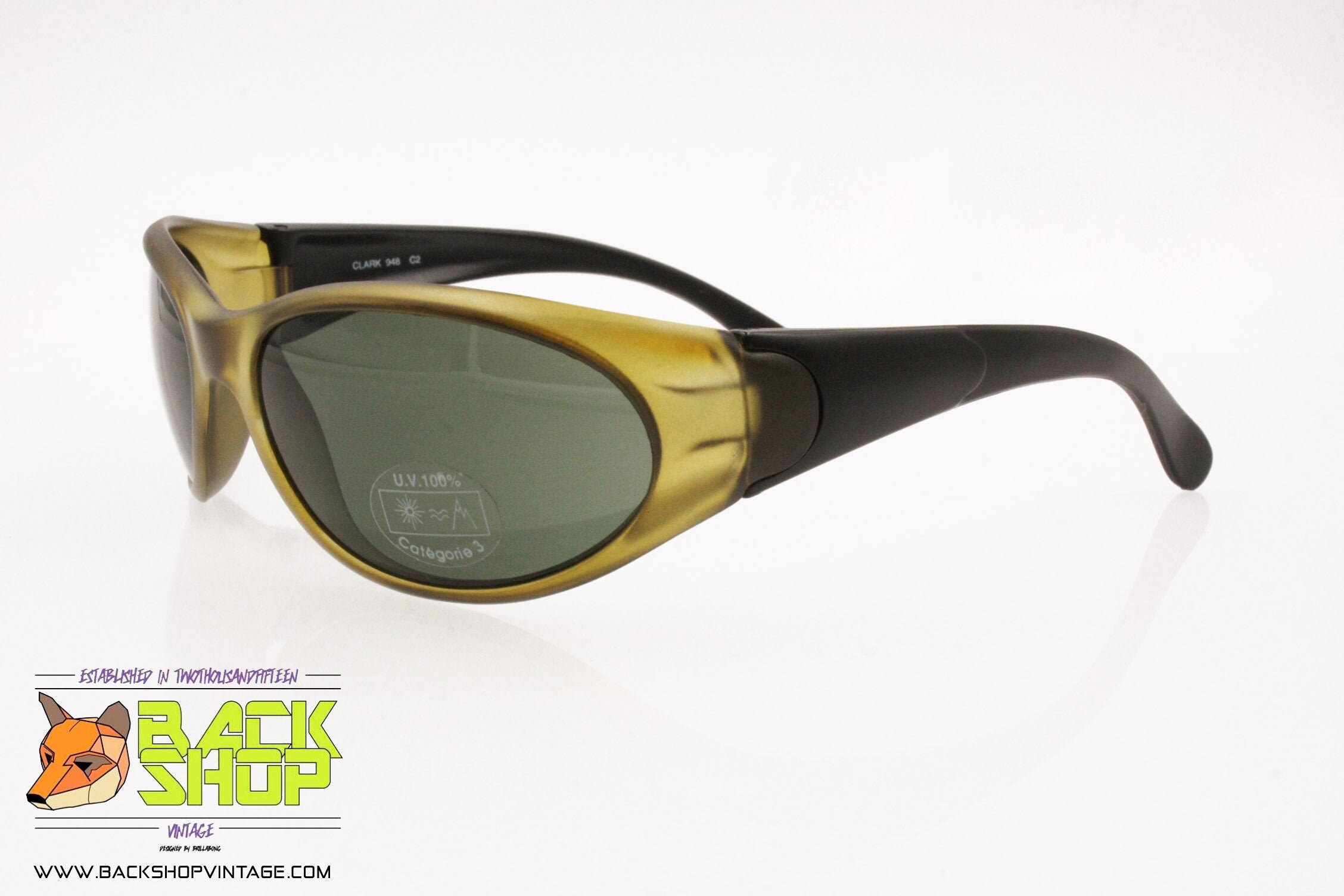 CLARK by TREVI Mod. 948 C2 Sport Sunglasses, Full Plastic, New Old ...
