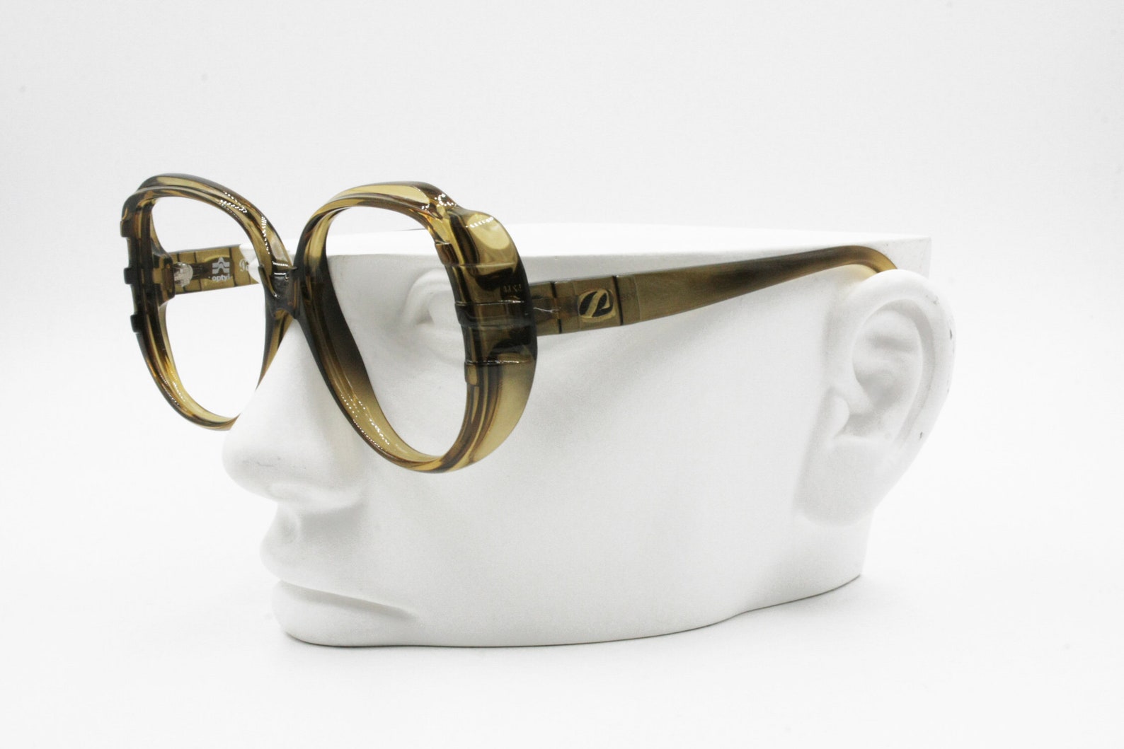 Persol Optyl Acetate 80s Frame Eyeglasses Oversize Green Tone - Etsy