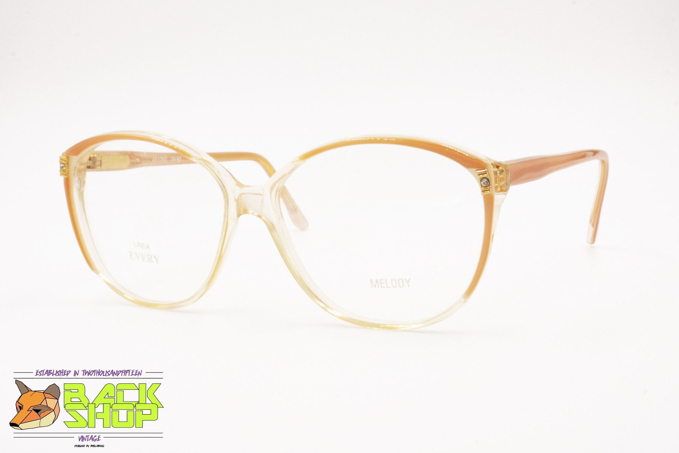 POLAROID Optical Frame Eyeglass Women 70s, Rounded Acetate Cat Eye ...