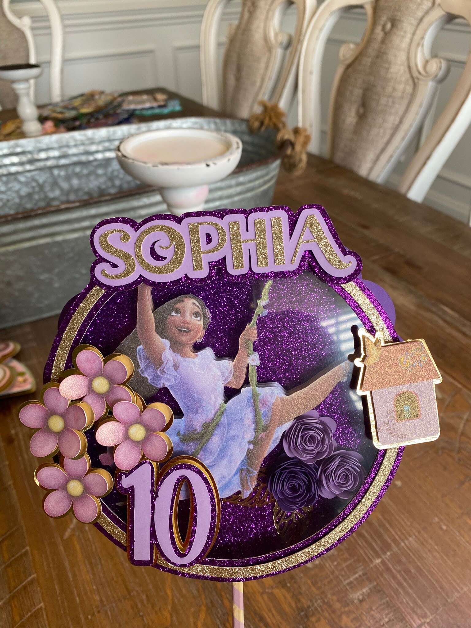 Encanto Isabel Cake Topper, Isabela Encanto Cake Topper - Etsy