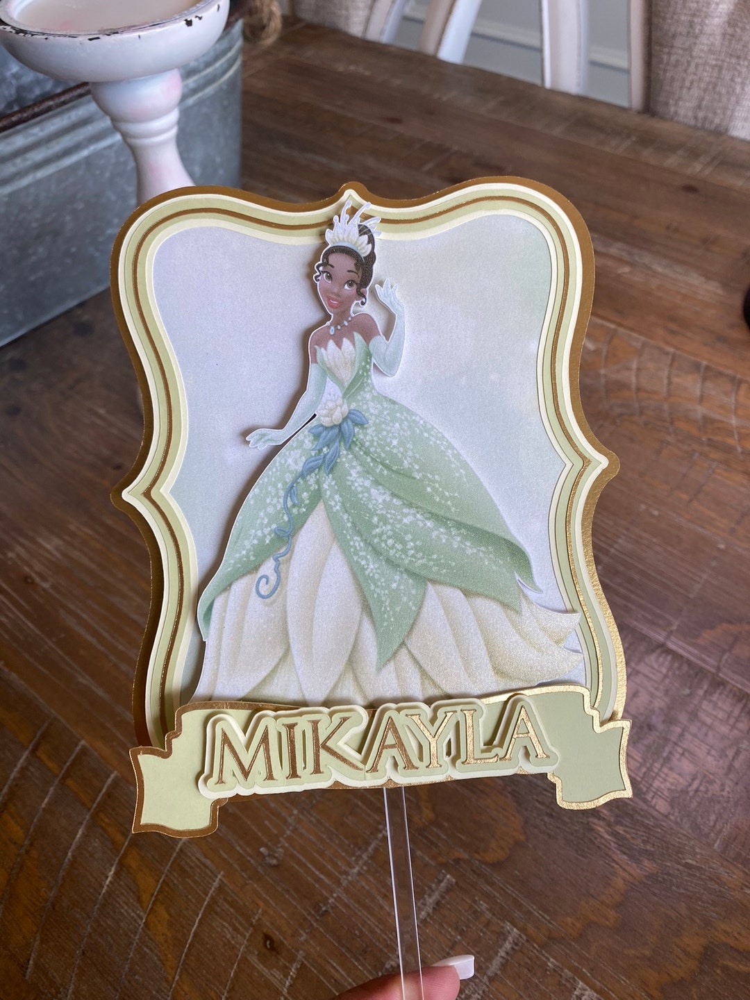 Disney Princess Tiana Cake Topper, Princess Tiana, Cake Topper - Etsy