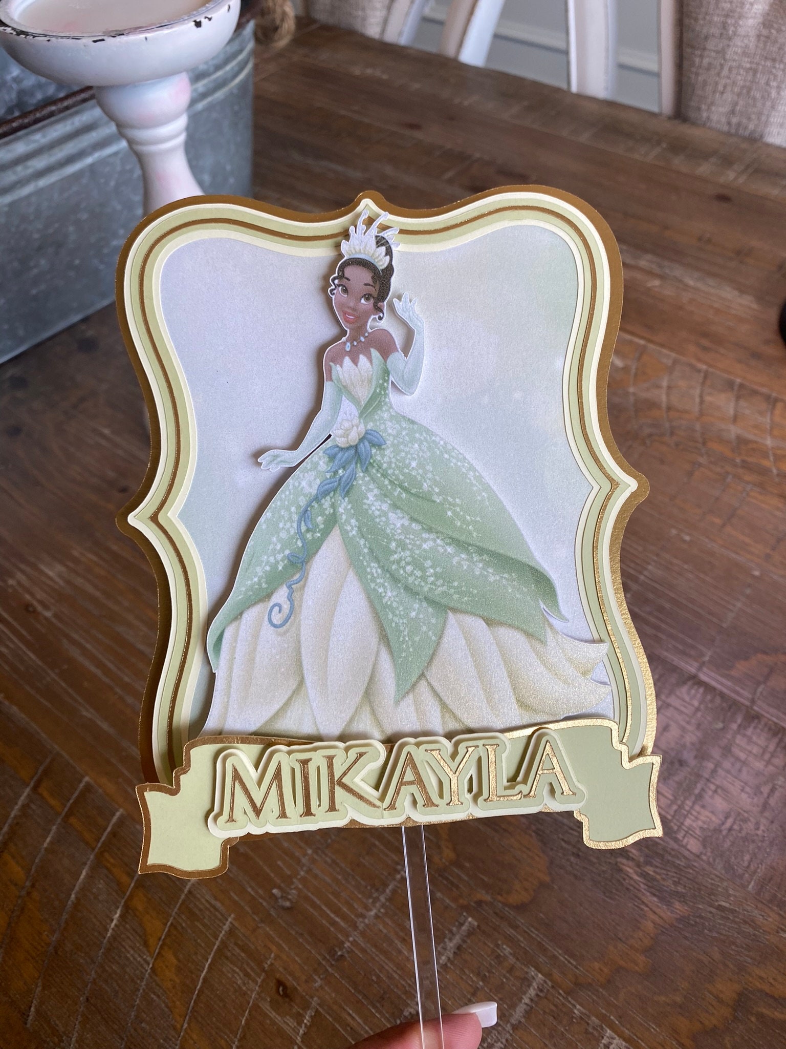 Disney Princess Tiana Cake Topper, Princess Tiana, Cake Topper - Etsy