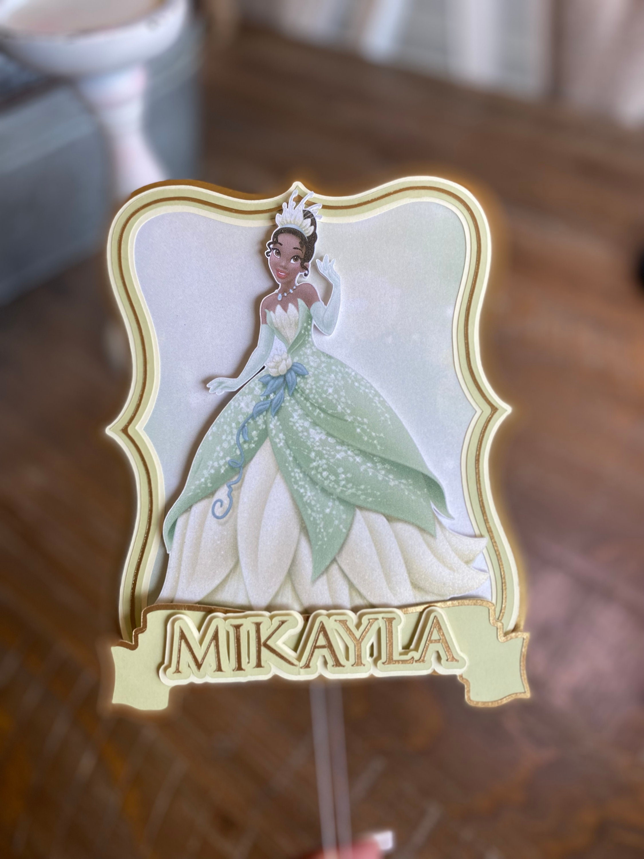 Disney Princess Tiana Cake Topper, Princess Tiana, Cake Topper - Etsy