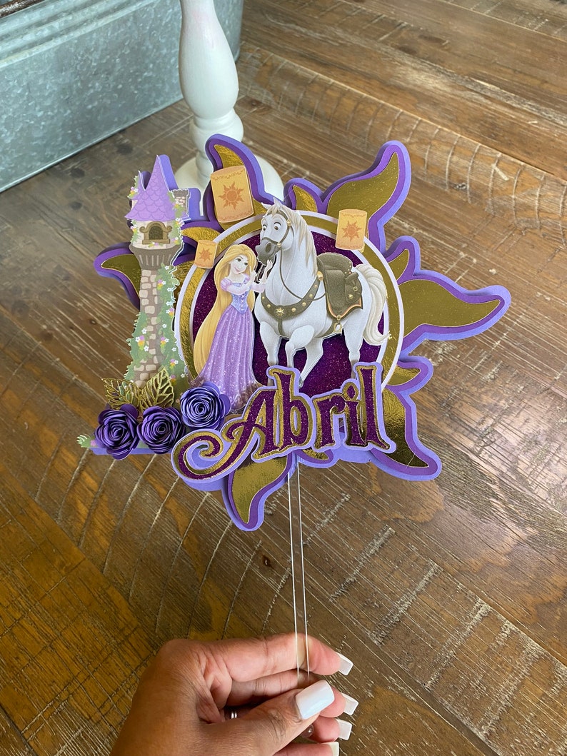 Tangle Cake Topper, Rapunzel Cake Topper, Cake Topper - Etsy