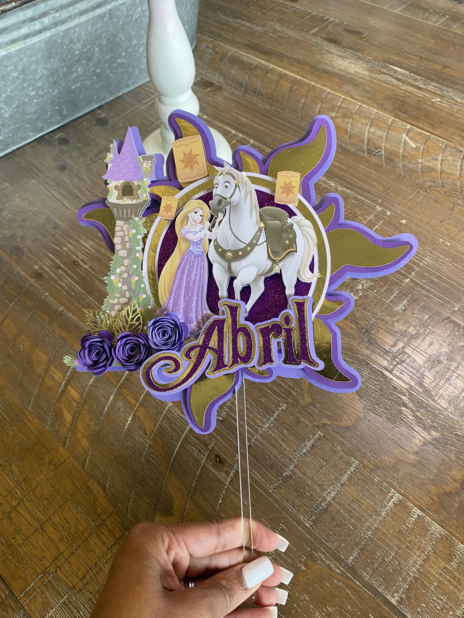 Tangle Cake Topper, Rapunzel Cake Topper, Cake Topper - Etsy