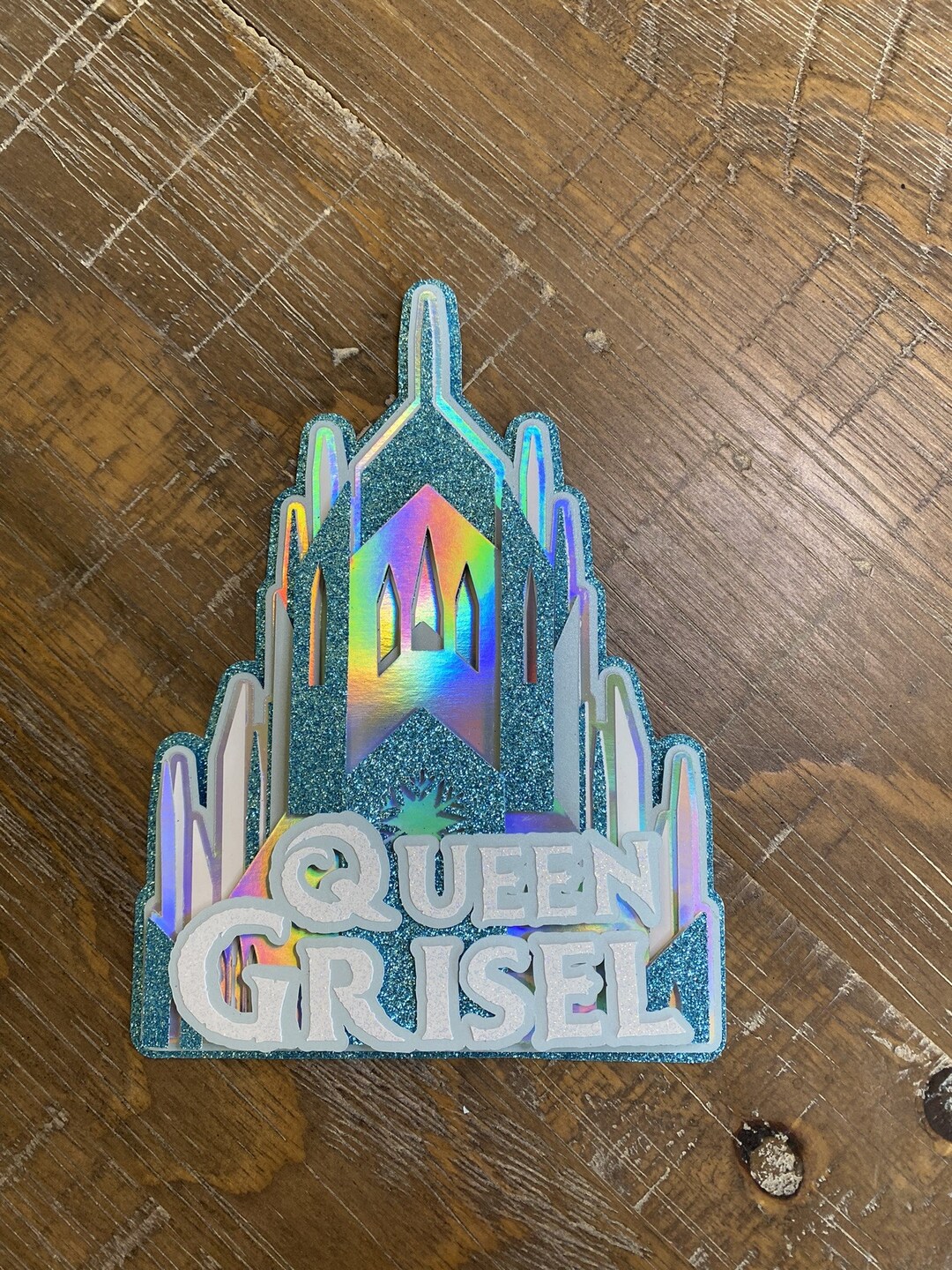 Queen Elsa Castle Cake Topper, Frozen Cake Topper, Elsa Castle, - Etsy