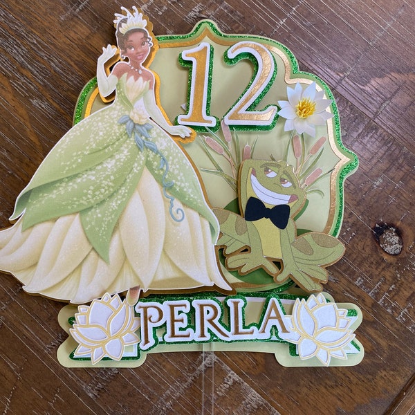 Princess and the Frog Wedding Cake Topper - Etsy