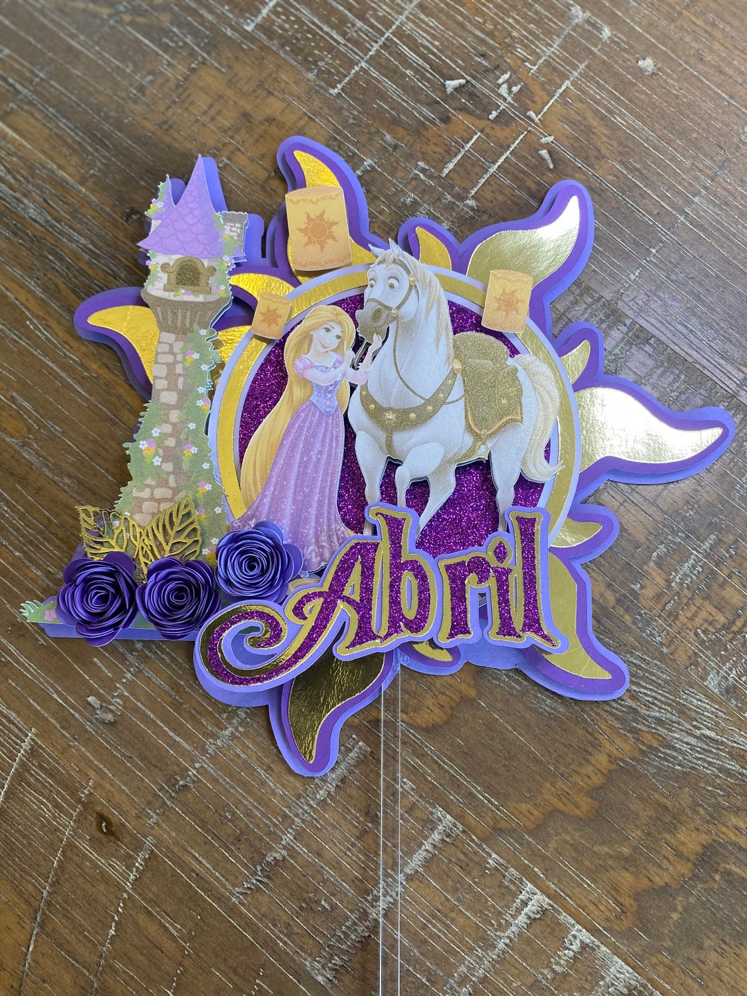 Tangle Cake Topper, Rapunzel Cake Topper, Cake Topper - Etsy