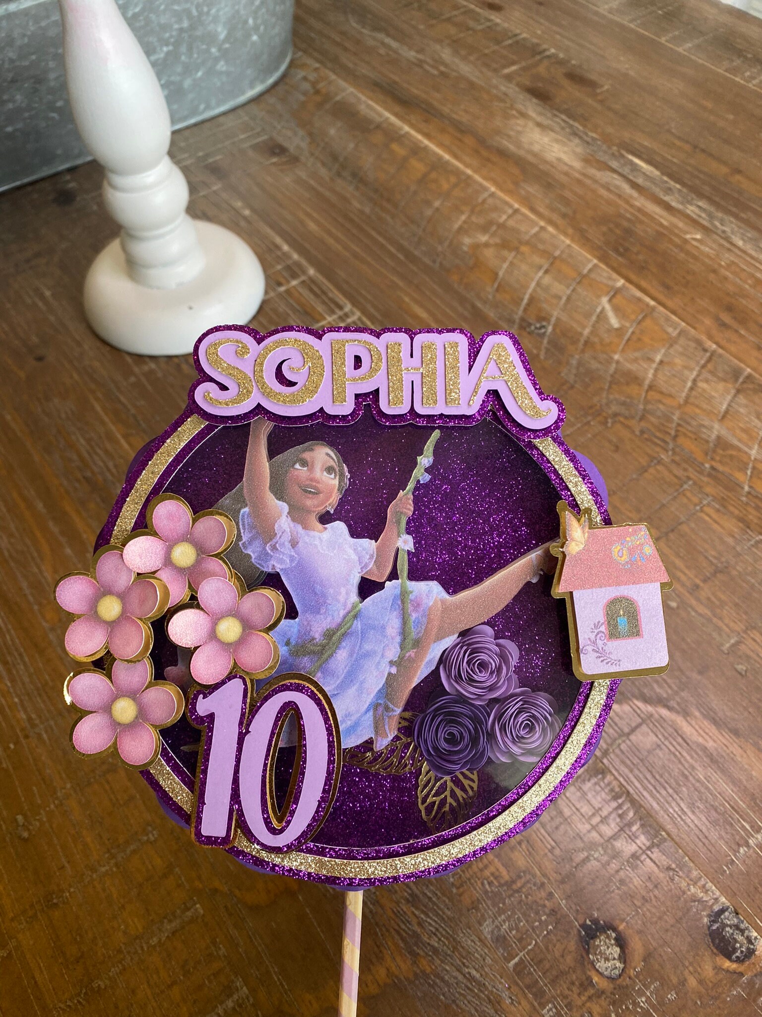 Encanto Isabel Cake Topper, Isabela Encanto Cake Topper - Etsy
