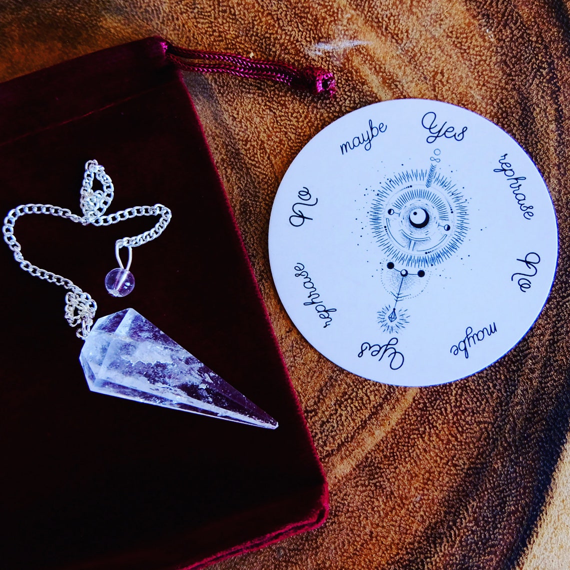 Pendulum Divination Tools to Connect With Guides to Arrive at | Etsy
