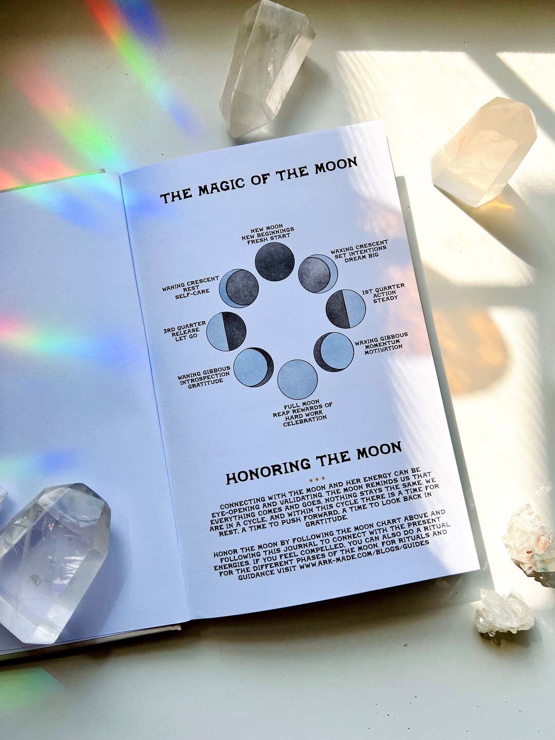 Moon Cycles Guided Journal Moon Journal, Mushrooms, Moon Magic ...