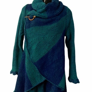 Wrap Around Sweater - Etsy