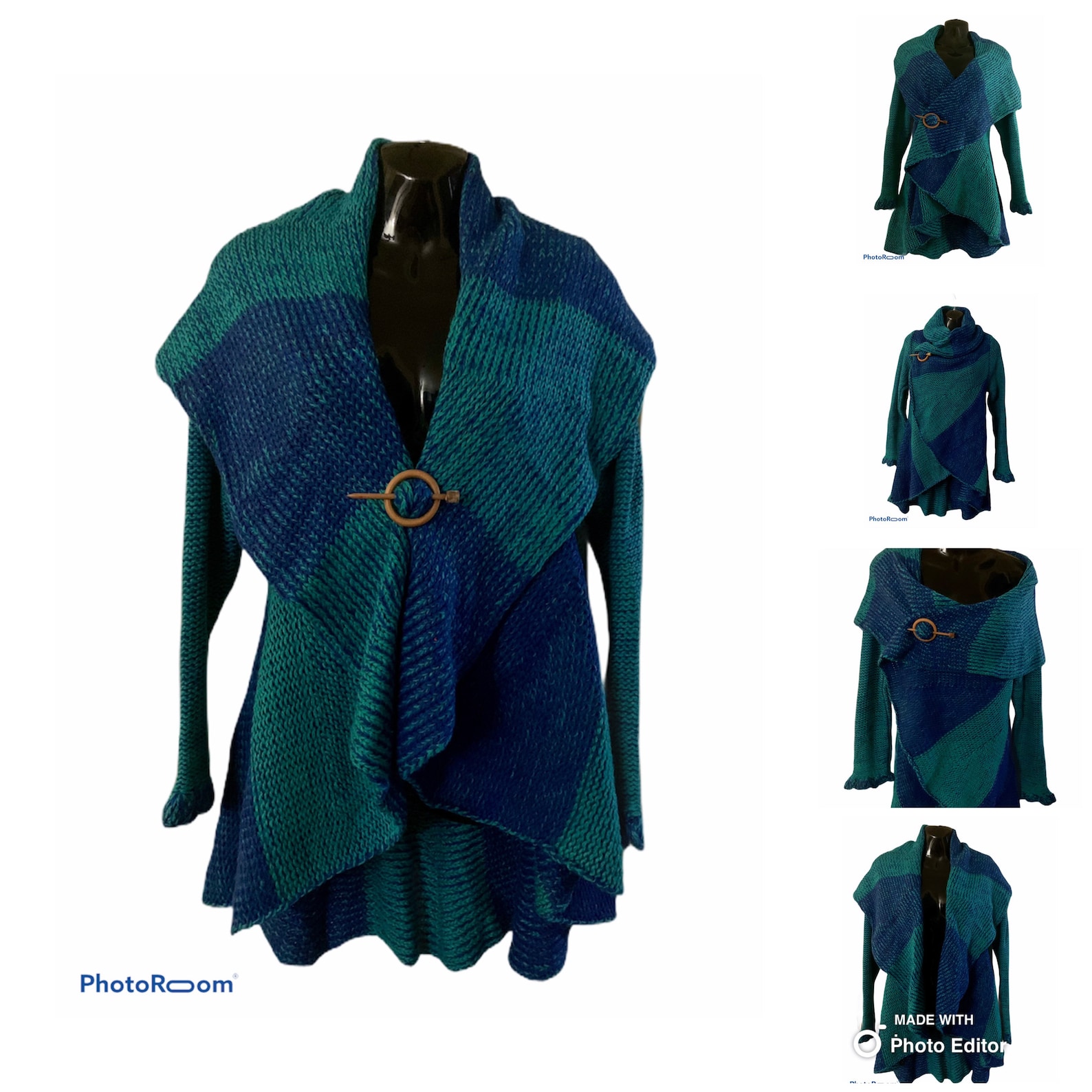 Wrap Around Sweater - Etsy