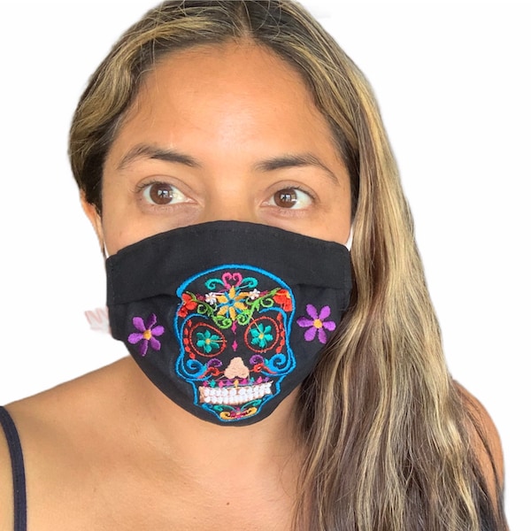 Sugar Skull Mask - Etsy Canada