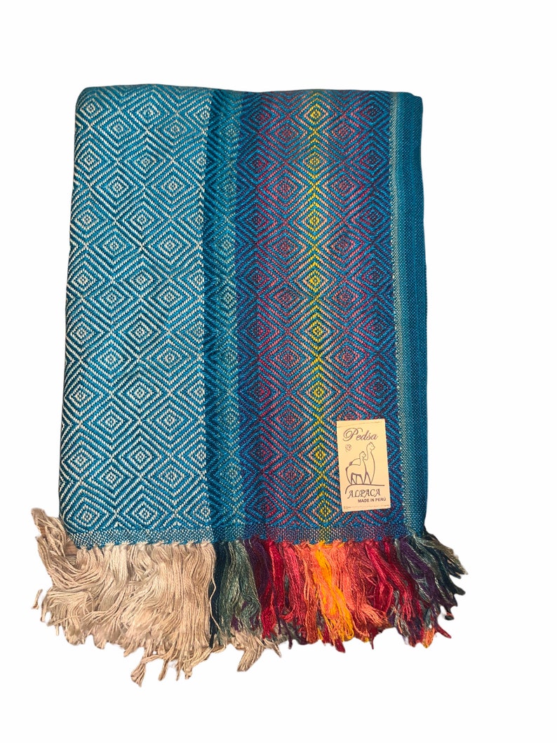 Coco Throw/blanket. Alpaca Wool and Cotton Blend. 73 L X 50 - Etsy