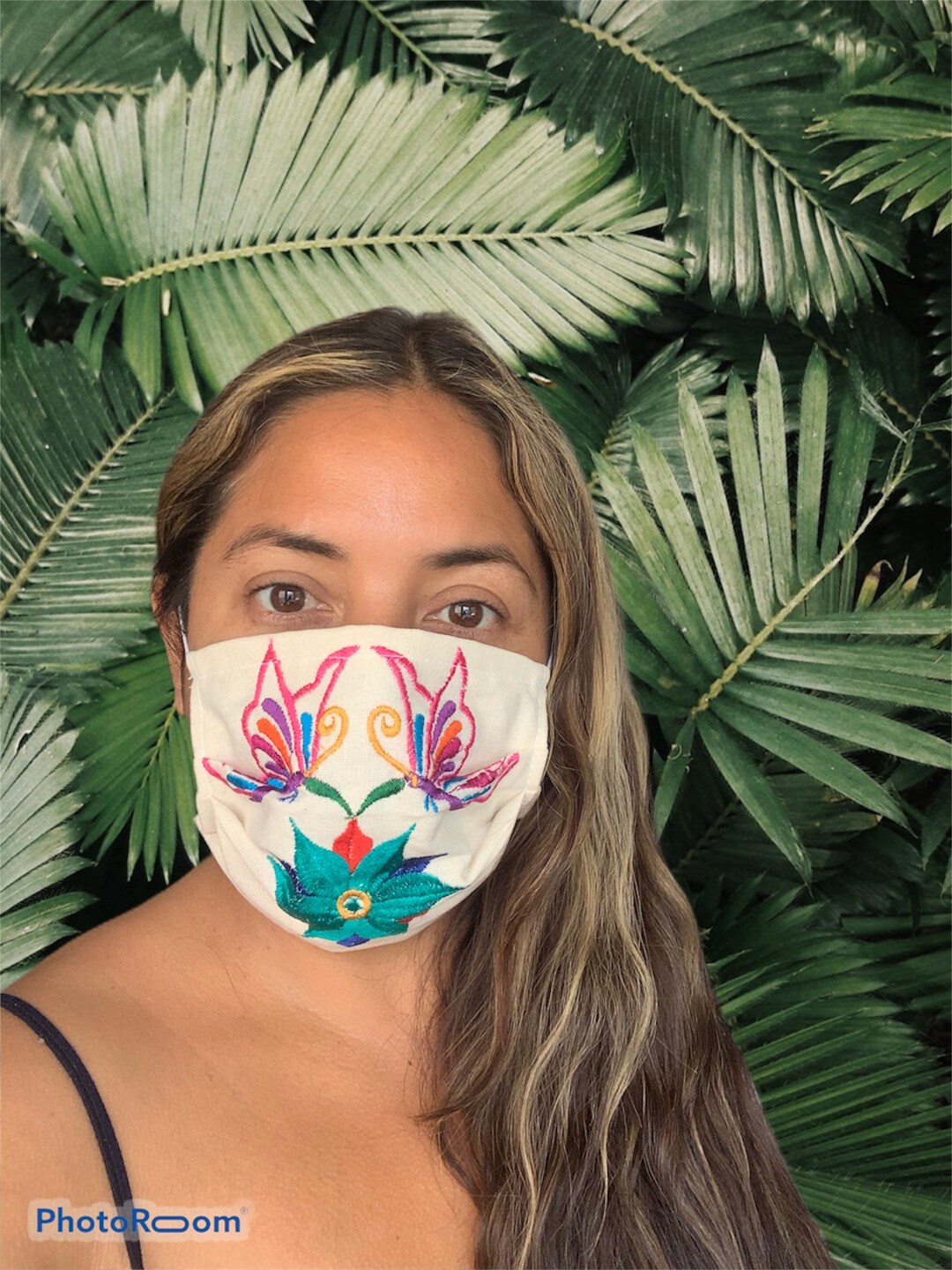 Double Butterfly Face Mask - Etsy