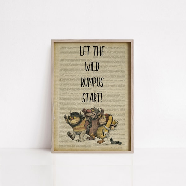 Let the Wild Rumpus - Etsy